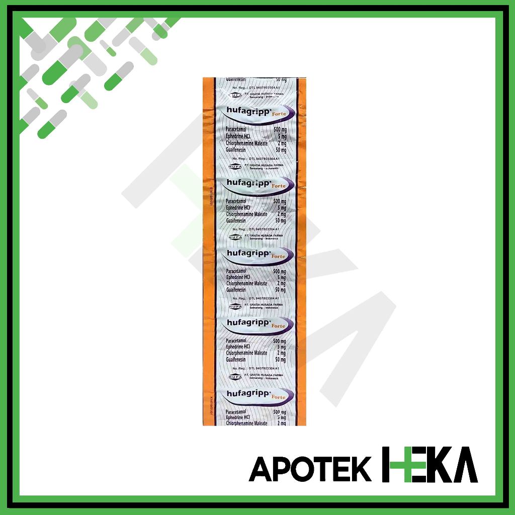 Jual Hufagripp Forte Strip isi 10 Tablet - Demam Flu Batuk Sakit Kepala ...