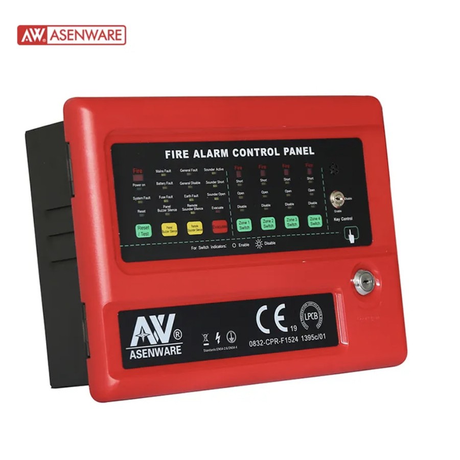 Jual Panel Fire Alarm MCFA 4 Zone AW-CFP2166-4 Assenware Original | Shopee Indonesia