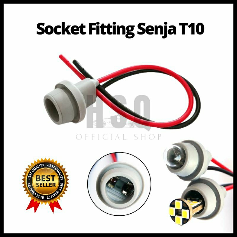 Jual #06 Socket Fitting Senja Motor T10 T13 T15 Soket Bohlam Led ...