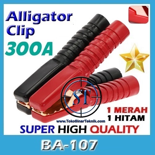 Jual Capit Aki Tembaga 300A Jepitan Insulated Alligator Clip Besar ...