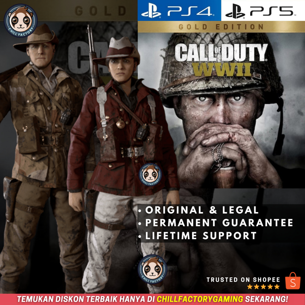 Jual Call Of Duty: WWII CoD World War 2 - Gold Edition PS4 PS5 | Shopee ...