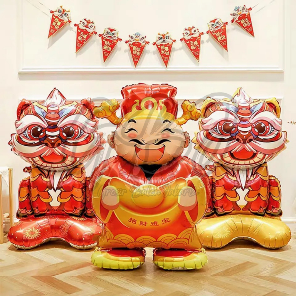 Jual Balon Foil STAND Imlek / Chinese New Year CNY / Barongsai ...