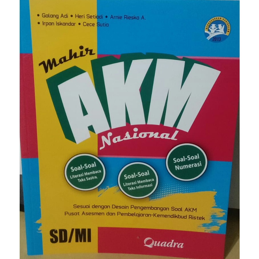 Jual Buku siswa mahir akm nasional untuk sd smp sma /Quadra | Shopee ...