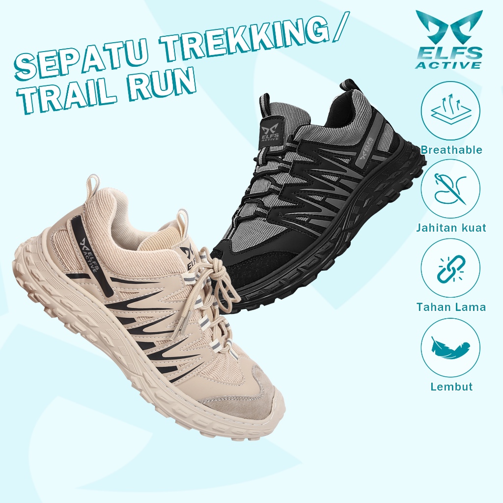 Jual Elfs Active PLATEAU Trail Shoes - Sepatu Gunung Trekking ...