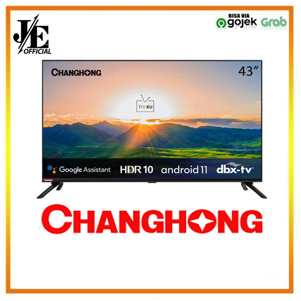 Jual Android Tv Changhong/Smart Tv Led Tv Changhong L43h7 - Layar 43 Inch | Shopee Indonesia