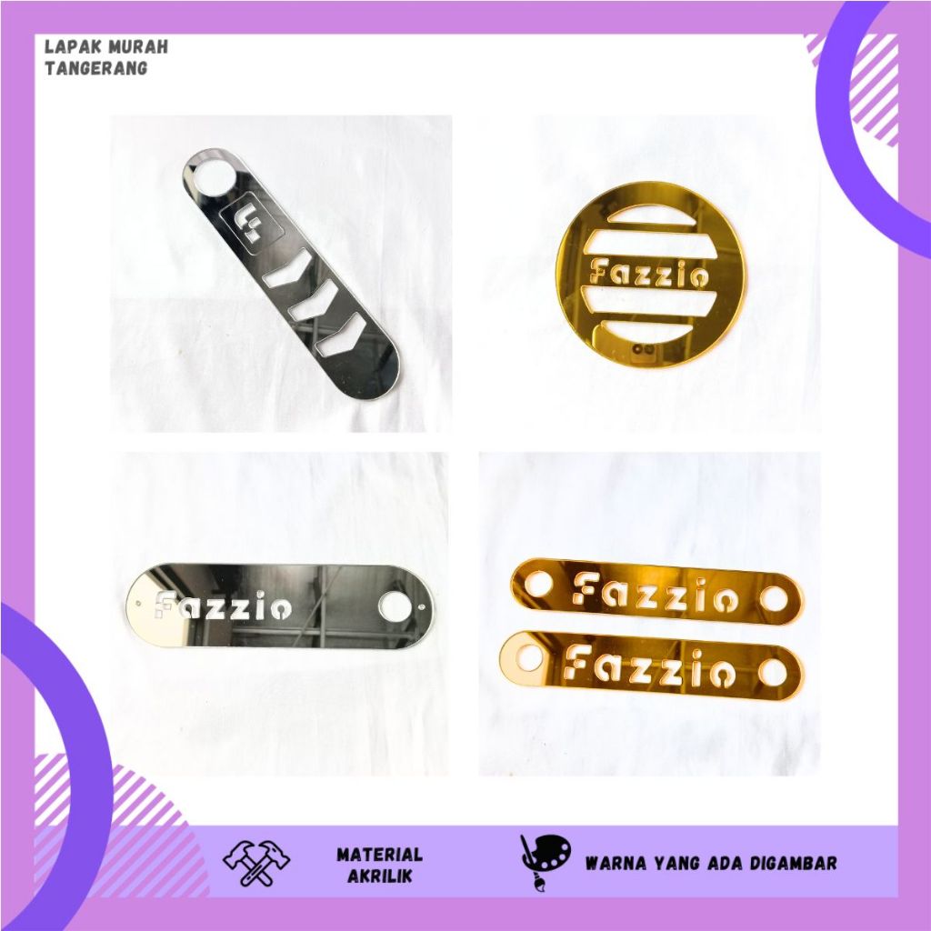 Jual GARNISH AKSESORIS FAZZIO GARNIS AKRILIK MIRROR BODY YAMAHA FAZZIO ...
