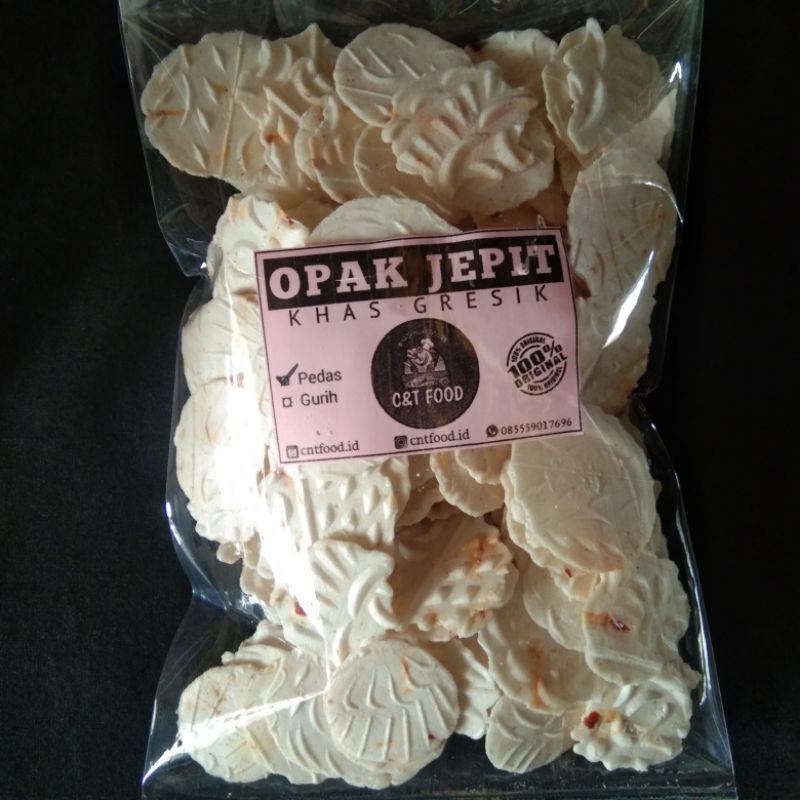 Jual Opak jepit pedas khas giri gresik | opak gurih | opak pedas khas ...
