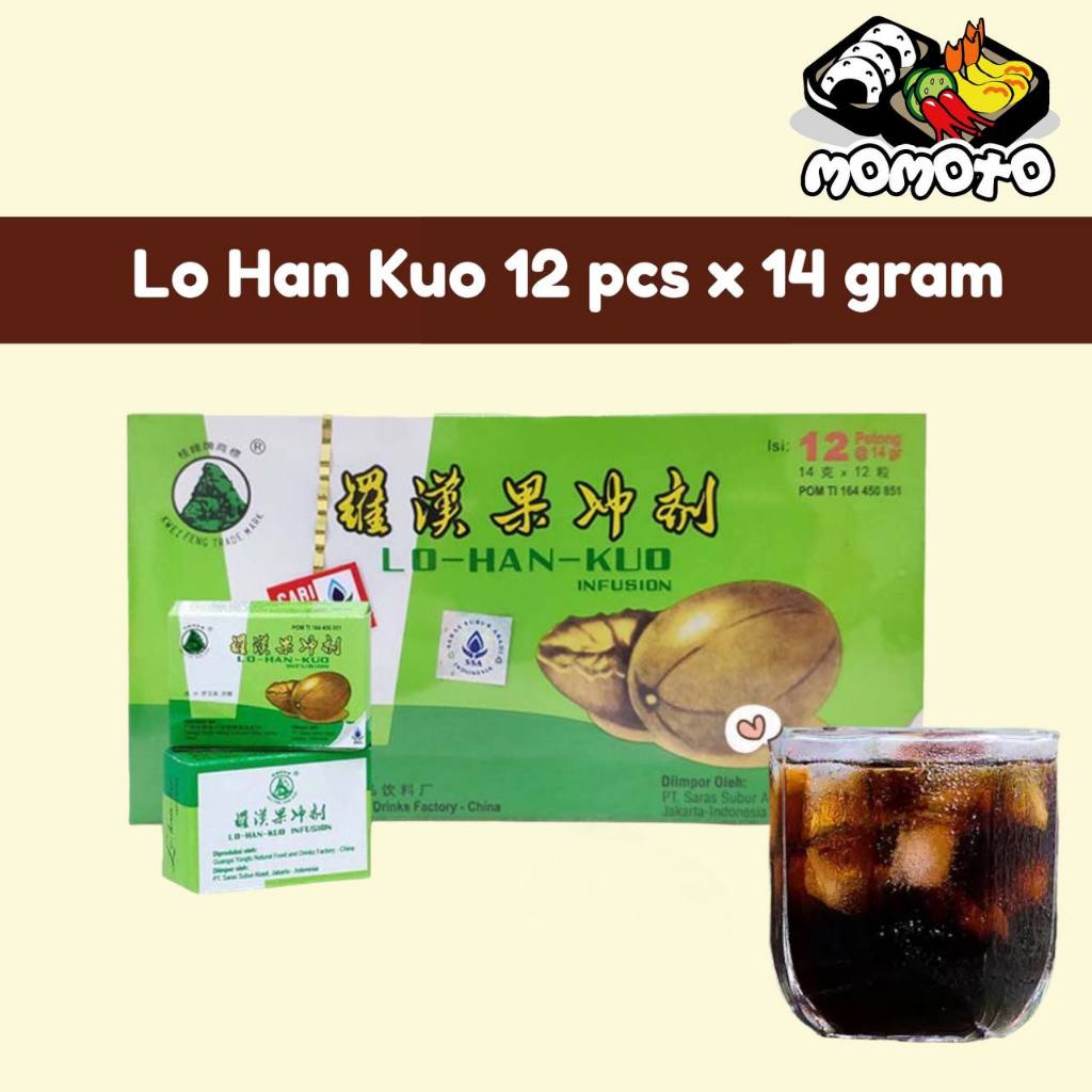 Jual Lo Han Kuo Infusion Obat Herbal Pereda Panas Dalam isi 12 pcs ...