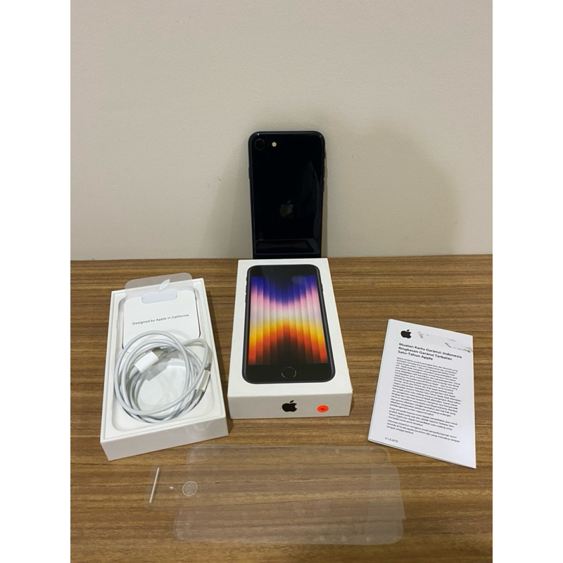 Jual Iphone SE gen 3 2022 Hitam | Shopee Indonesia