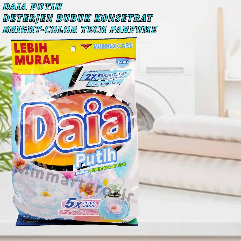 Jual Daia + Softener / Daia putih Fresh Scent / Deterjen Bubuk / 800g ...