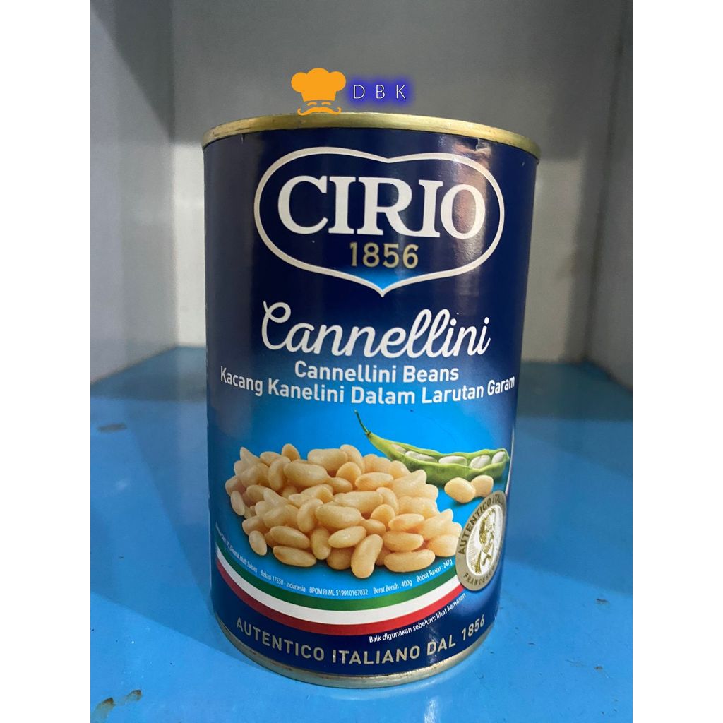 Jual Cirio CANNELLINI BEAN 400gr / Kacang Kanelini Dalam Larutan Garam ...