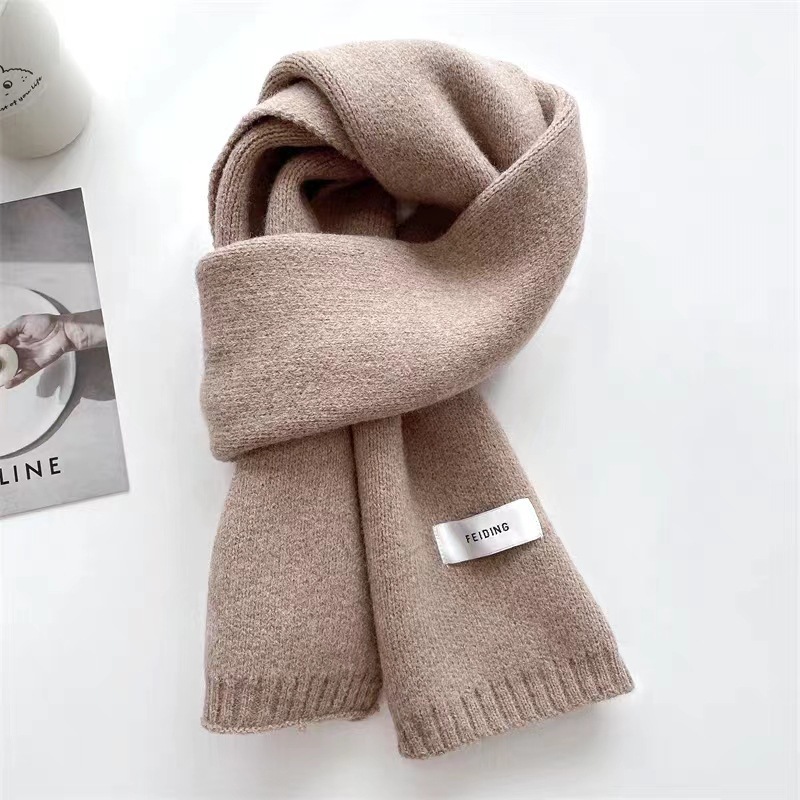 Jual Syal Rajut Knitted Houndstooth Scarf Leher Unisex Pria Wanita ...