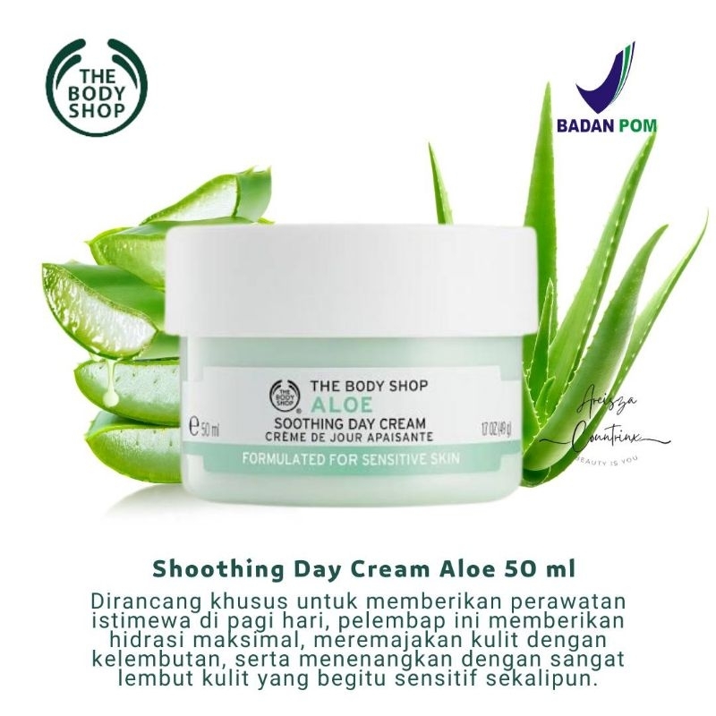 Jual The Body Shop Aloe Shooting Day Cream 50ml (2025,) | Shopee Indonesia