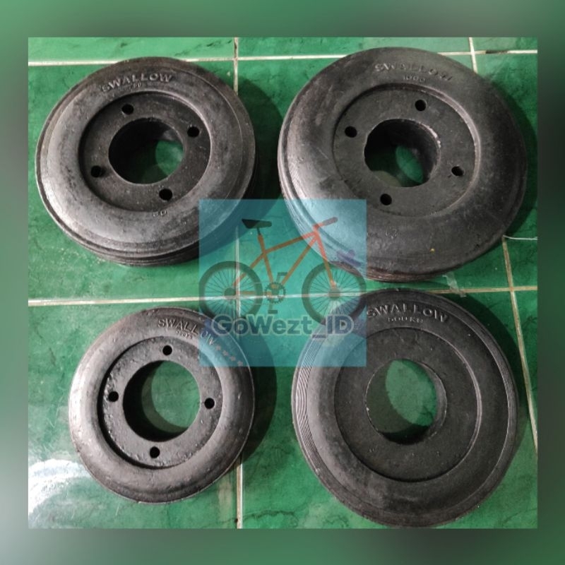 Jual Roda Ban Mati Lori Troli Damkar Gerobak Sorong Pasir Ukuran 6 7 8 ...