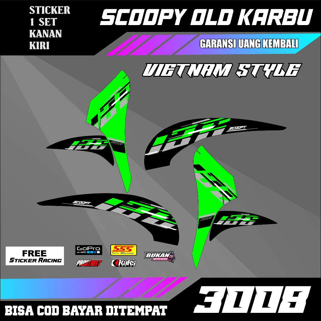 Jual Striping Scoopy Karbu Old Motif Design Vietnam Terlaris Setriping ...