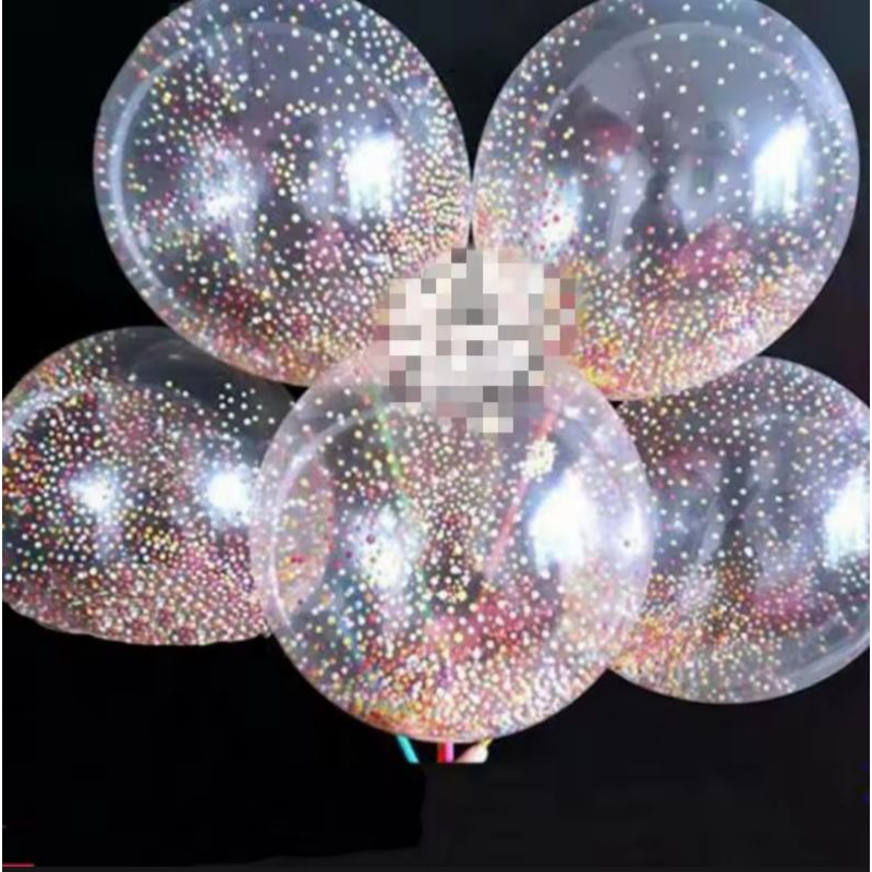 Jual 1 lembar balon transfaran busa isi 20 pcs | Shopee Indonesia