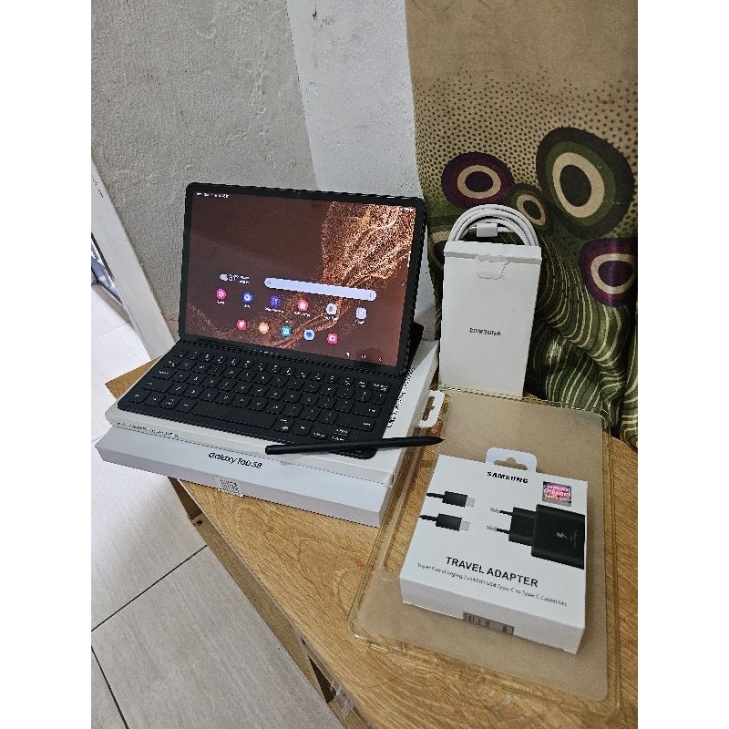 Jual Samsung Galaxy Tab S8 wifi 128Gb bonus Charger 45w Garansi Resmi Mulus | Shopee Indonesia