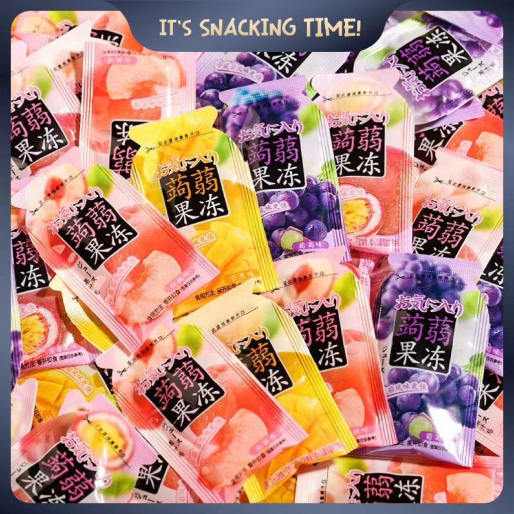 Jual Konjac Jelly Rasa Buah Peach Mangga Anggur Leci Stroberi Blueberry ...