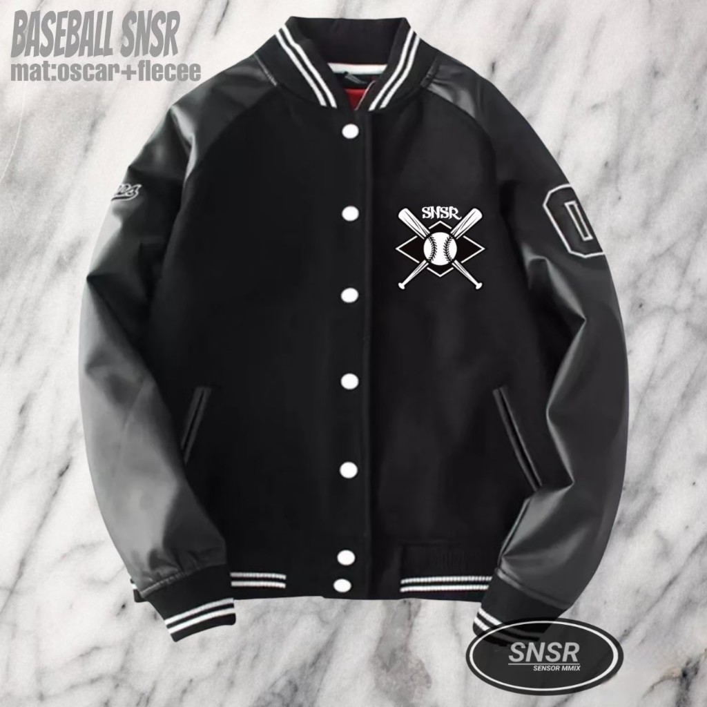 Jual SNSR - Jaker Bomber Varsity Combi Sensor / Jaket Varsity Kombinasi ...