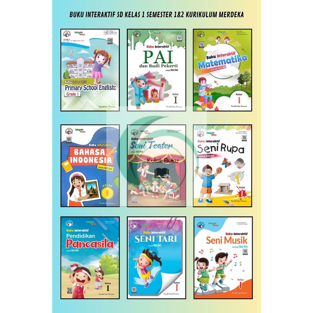 Jual BUKU PAKET INTERAKTIF SD KELAS 1 SEMESTER 1&2 KURIKULUM MERDEKA INTAN PARIWARA TAHUN 2024 ...