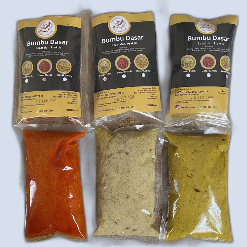 Jual Bumbu Dasar Merah / Putih / Kuning 300 Grm | Shopee Indonesia