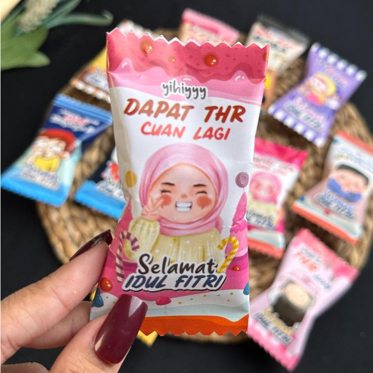 Jual 12 pcs Amplop Permen Lebaran Lucu dan unik untuk ampau idul fitri ...