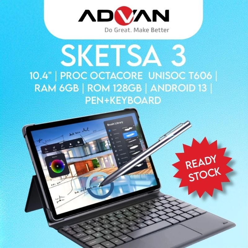 Jual Fullset Advan Sketsa 3 Advan Tab Sketsa 3 Tab Sketsa3 6/128 ...