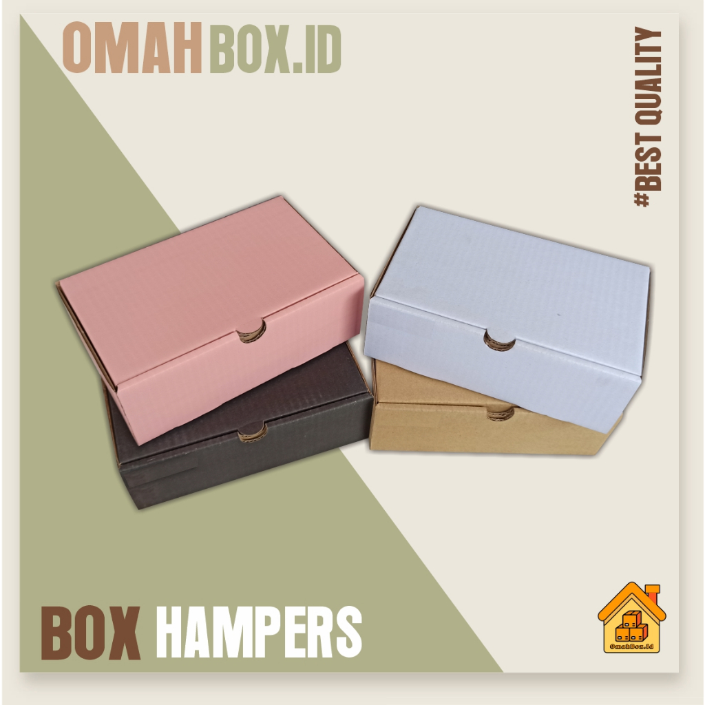 Jual Box Hampers 20x12x7 cm B-FLUTE | kardus box polos | kardus diecut ...