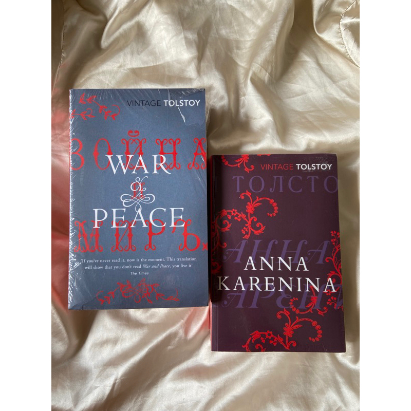 Jual Anna Karenina by Leo Tolstoy ; War and Peace by Leo Tolstoy ...
