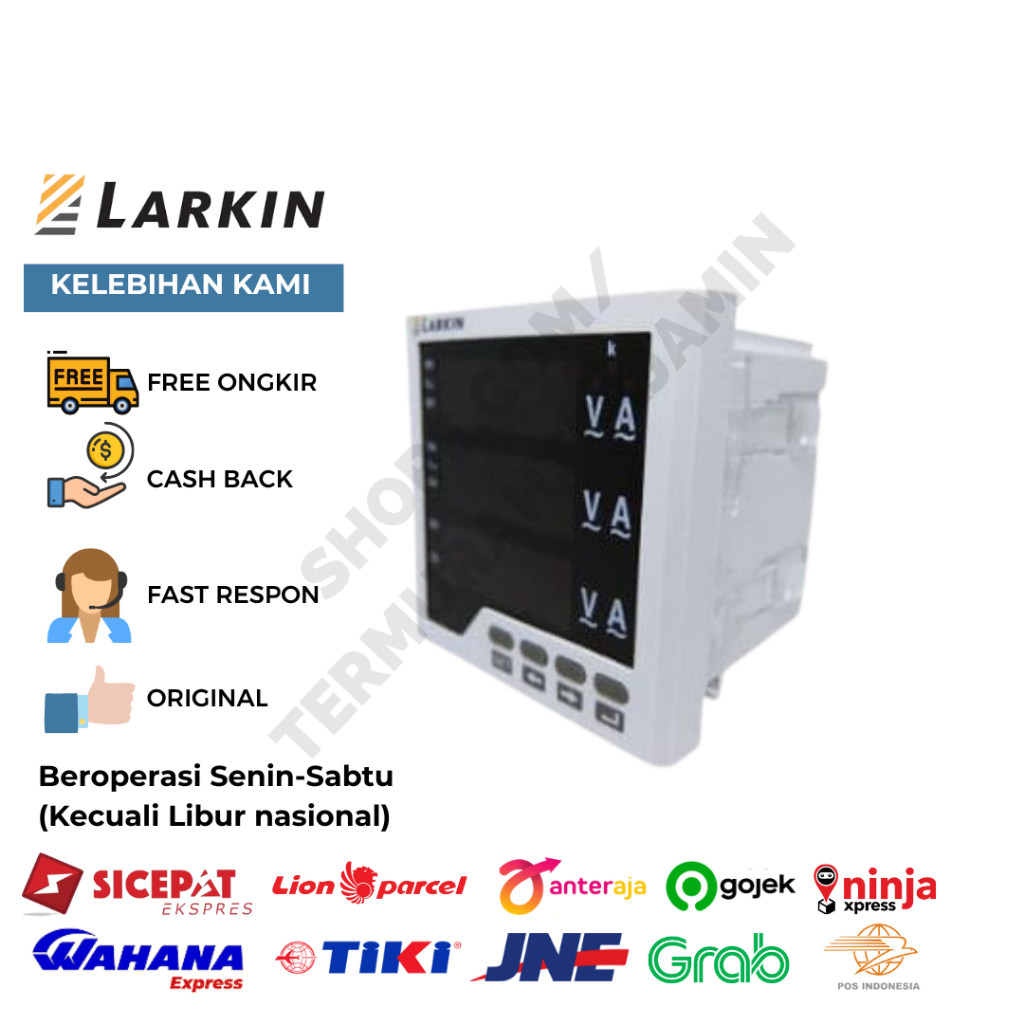 Jual Digital Panel Multi Meter Larkin LR-3UIF33 3 row 3 phase (A,V,Hz) | Shopee Indonesia