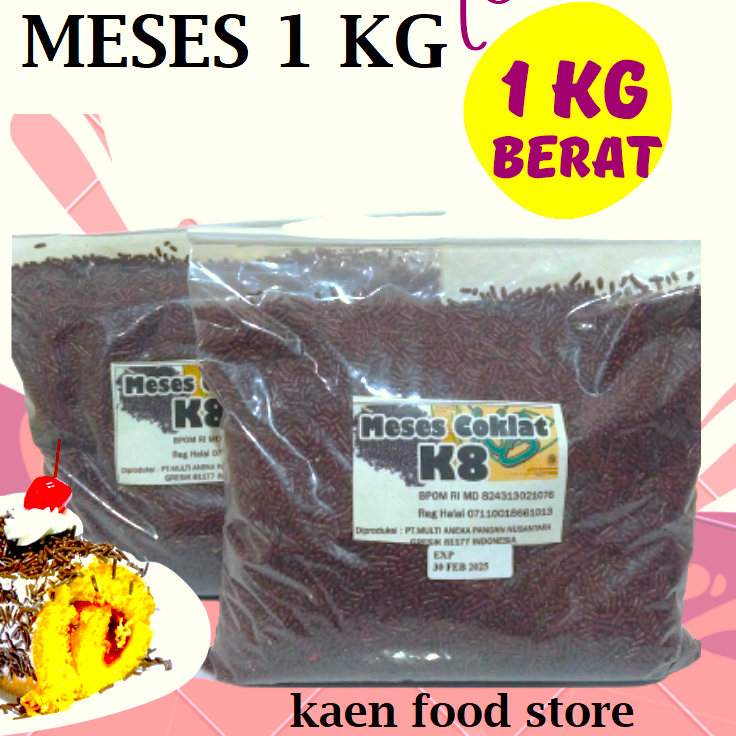 Jual COKLAT MESES - MEISES COKLAT REPACK 1 KG | Shopee Indonesia