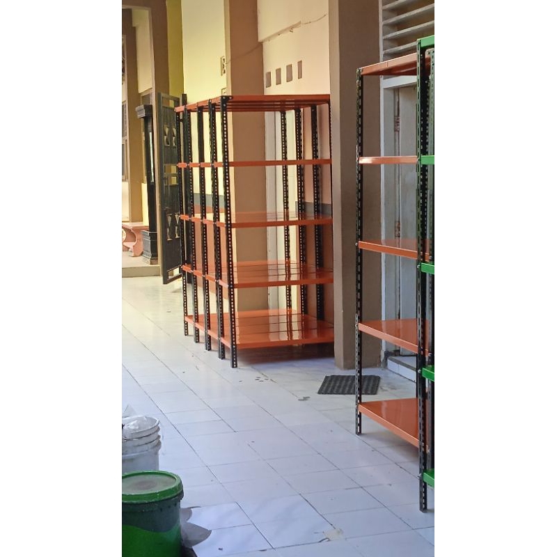 Jual Rak besi siku serbaguna rak besi siku lubang rak besi siku 5 susun ...