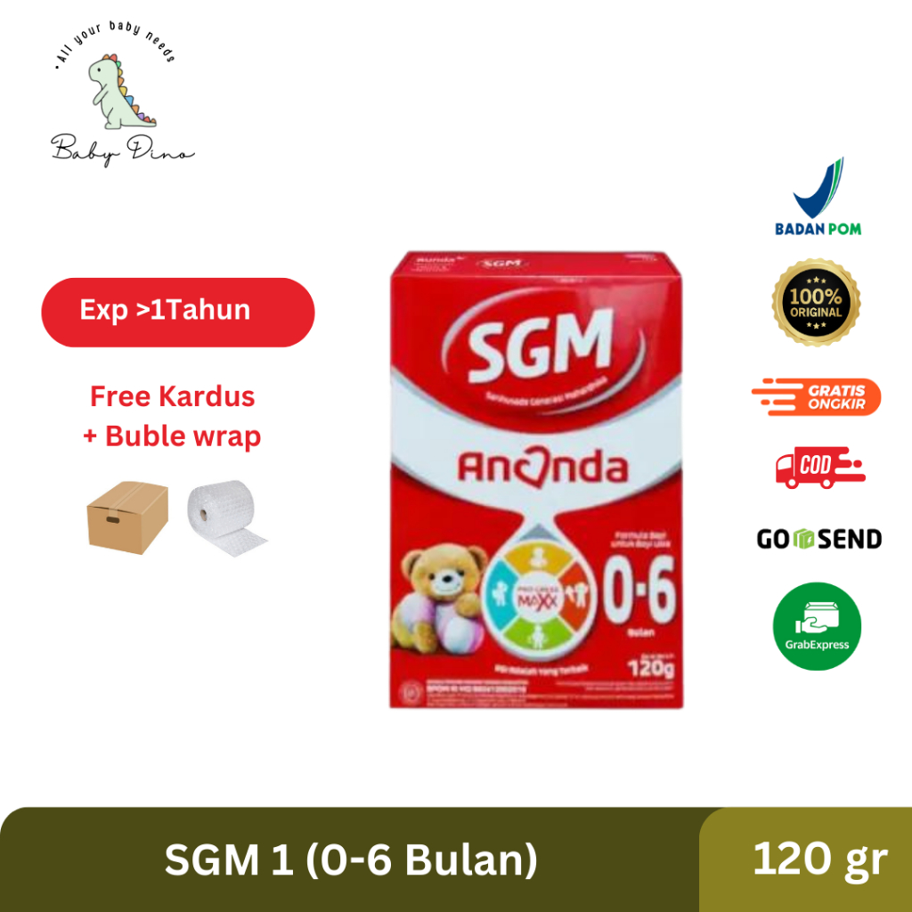 Jual SGM Ananda 0-6 bulan & 6-12 bulan 120 gr - Exp 2026 | Shopee Indonesia