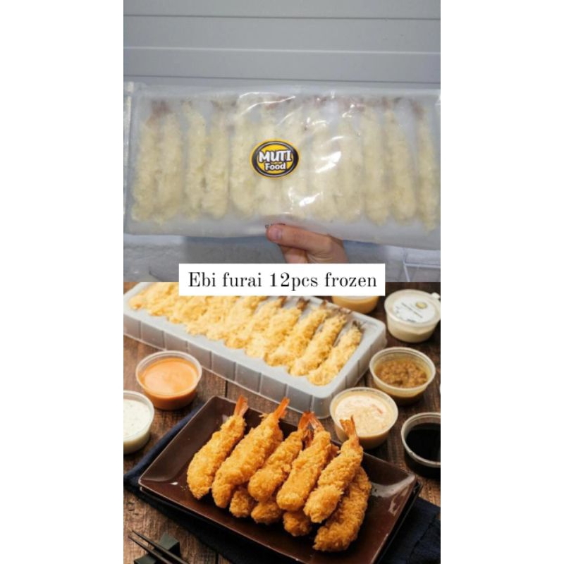 Jual Ebi furai aneka bento frozen food isi 10pcs 12pcs premium halal ...