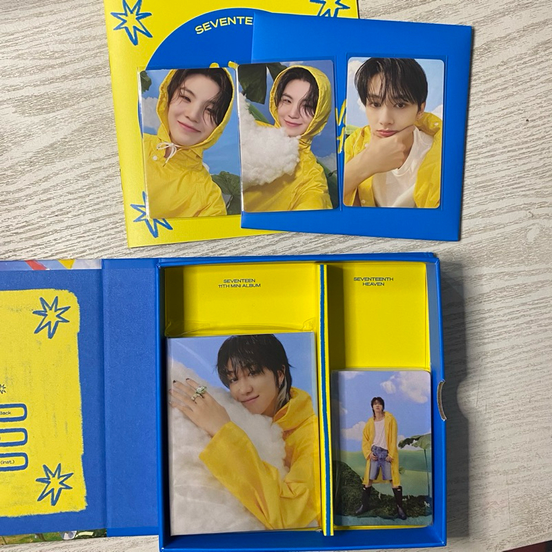 Jual [SEALED] The 8 SEVENTEEN HEAVEN Carver Binder dan Booklet, PHOTOCARD/PC Woozi Jun HEAVEN ...