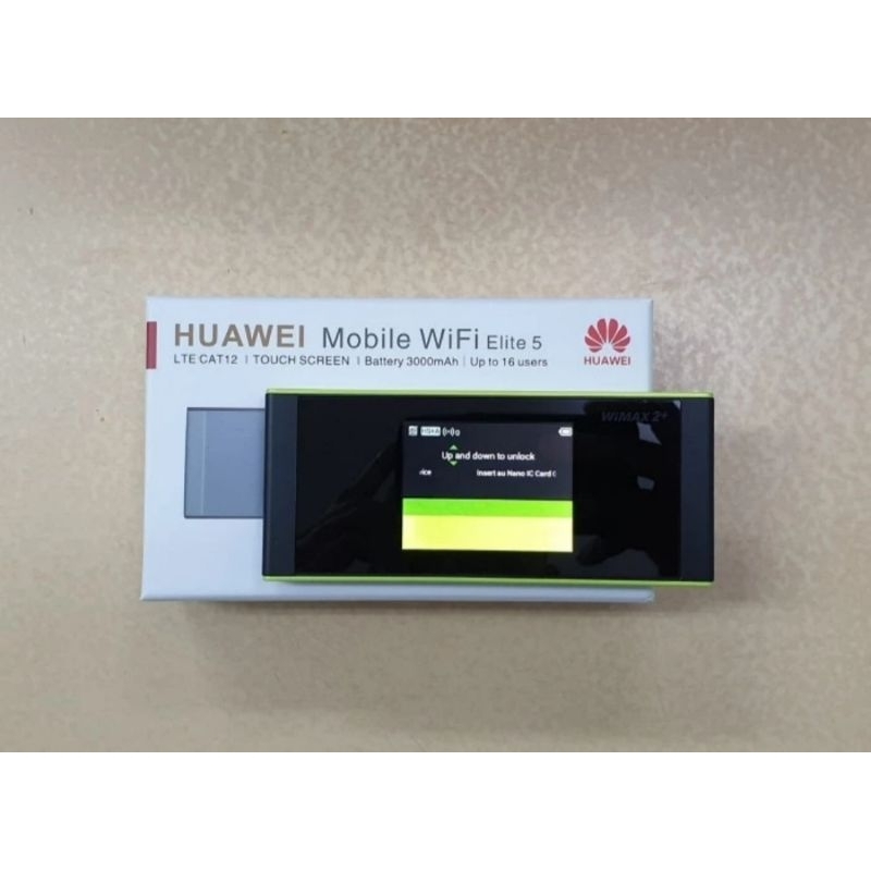 Jual HUAWEI Modem 4G LTE Wifi Elite 5 W05 Portable Mifi Touchscreen ...