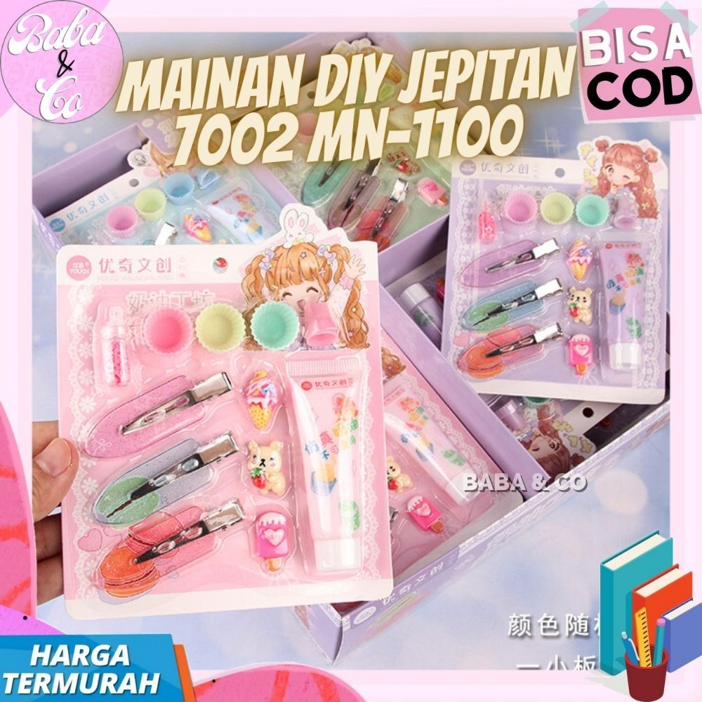 Jual MAINAN ANAK DIY CLAY JEPITAN RAMBUT 7002 MN-1100 MAINAN ...