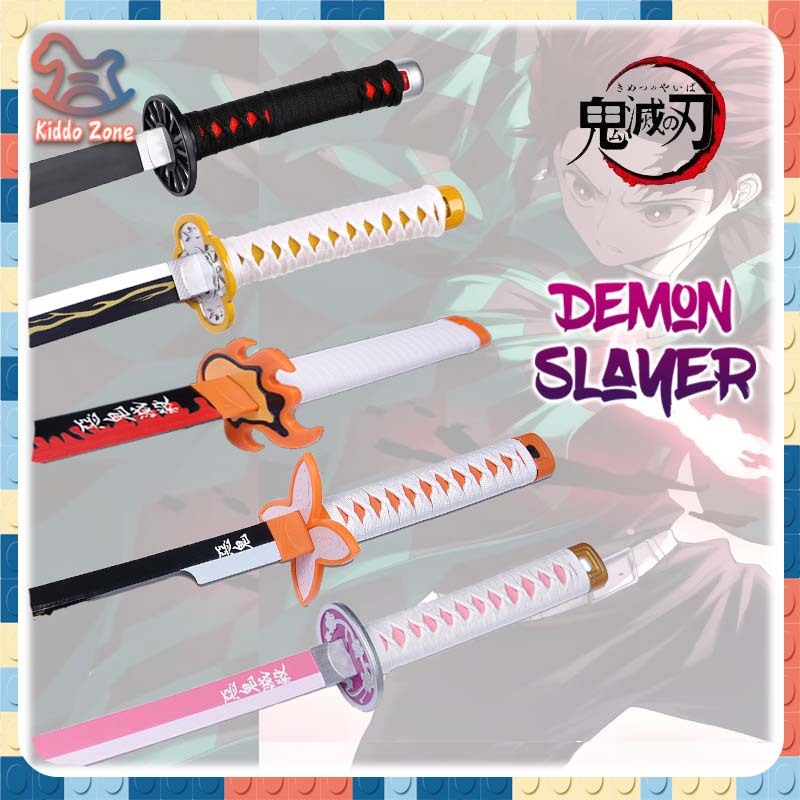 Jual Mainan Pedang Nichirin Tanjiro Kimetsu No Yaiba Rengoku Kyojuro ...