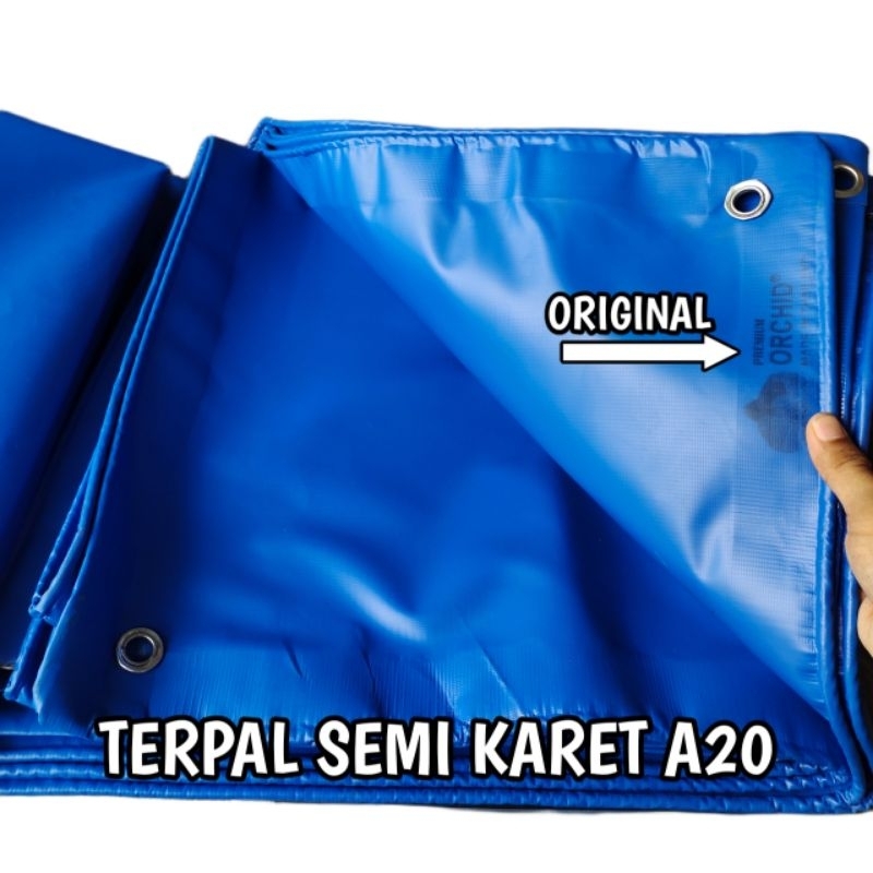 Jual TERPAL ORCHID SEMI KARET TEBAL HARGA PER METER PERSEGI 1X1 ...