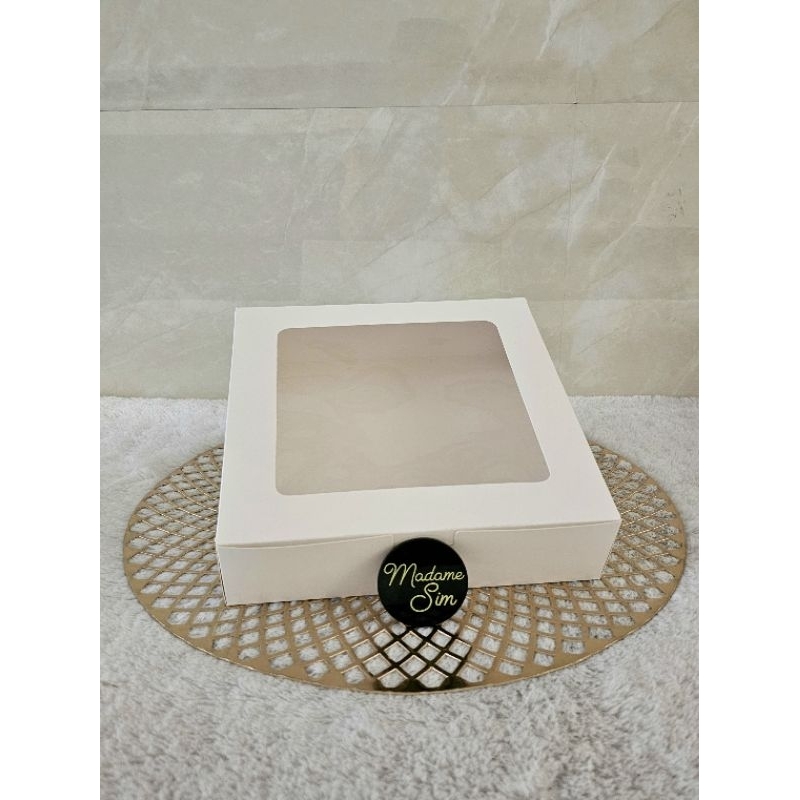 Jual BOX IVORY - KOTAK PIZZA - DUS DONAT - KARDUS SNACK 22x22x5 ...