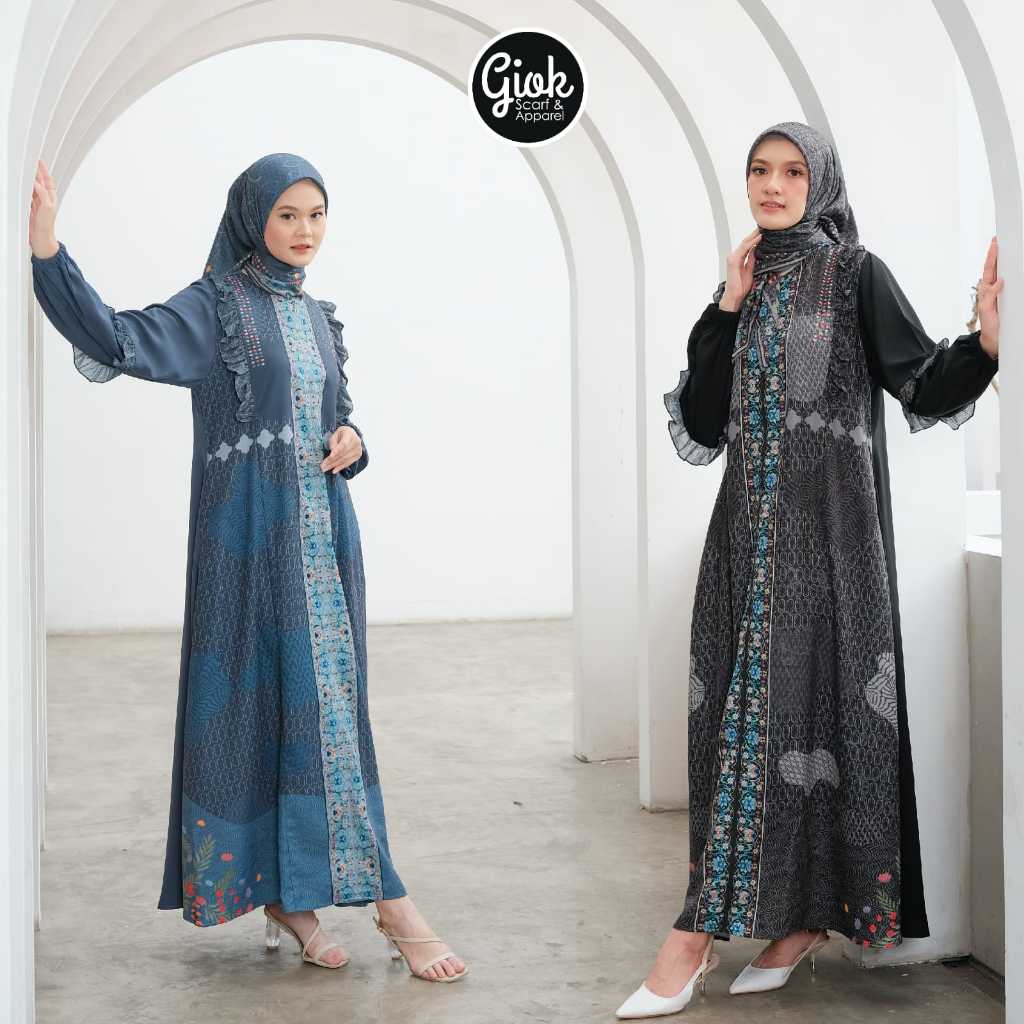 Jual Imarah Dress by Giok Apparel - Dress lebaran printing Raya series ...
