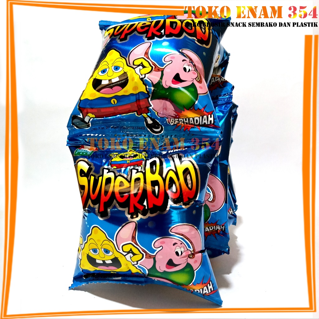Jual Superbob / misterbob snack renceng BERHADIAH isi 10 bungkus x 10 ...