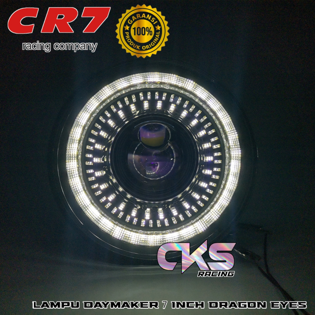 Jual DAYMAKER BILED 7 INCH CR7 LAMPU DAYMAKER BILED BULAT 7 INC PLUS ...