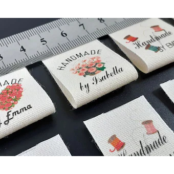 Jual Label katun print | custom lebel katun printing full warna ...