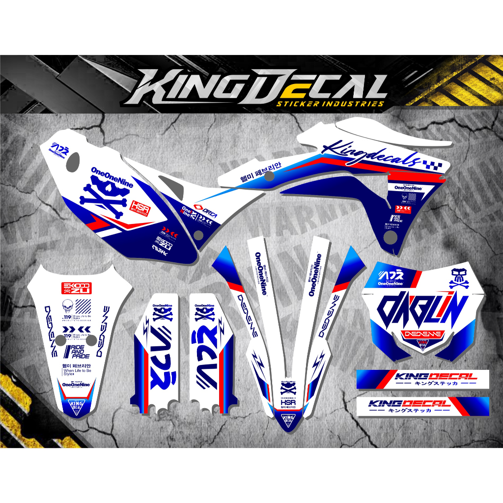 Jual DECAL STICKER KLX GORDON FULL BODY / DECAL GORDON / DECAL STIKER ...