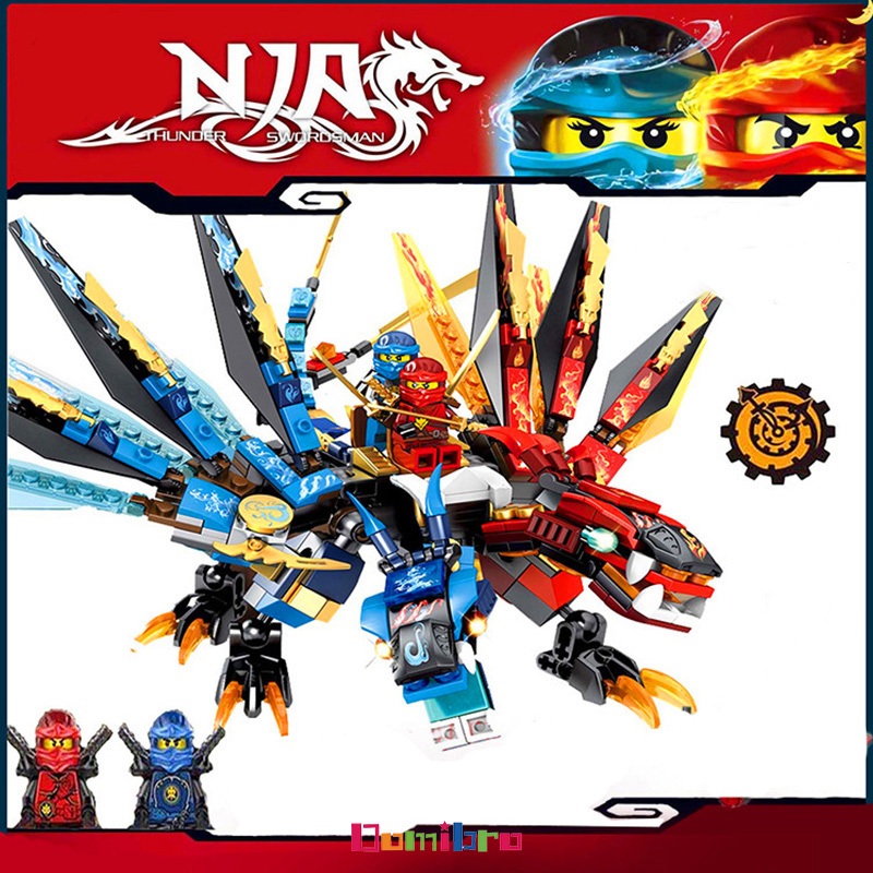 Jual Mainan Ninja Naga Ninjago 3D 810 Pcs Kuil Model Mainan Pendidikan ...