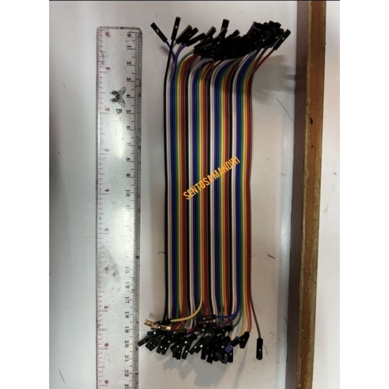 Jual Kabel Jumper Arduino Female to Female 20cm 40pin 20 cm 40 pin 40p ...