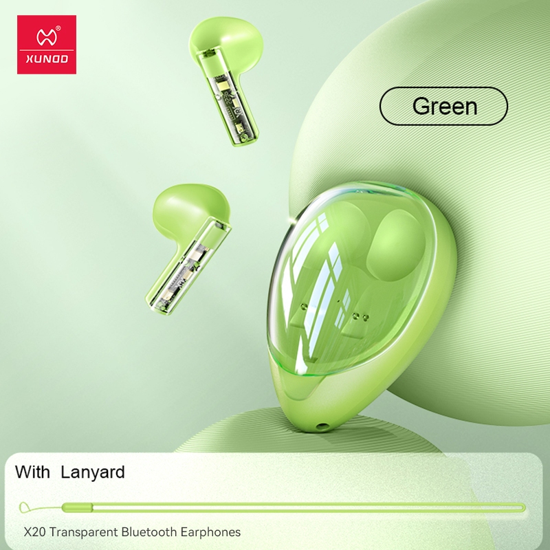 Jual XUNDD X20 Earphone Bluetooth V5.3 TWS Transparan Headset Sentuh ...