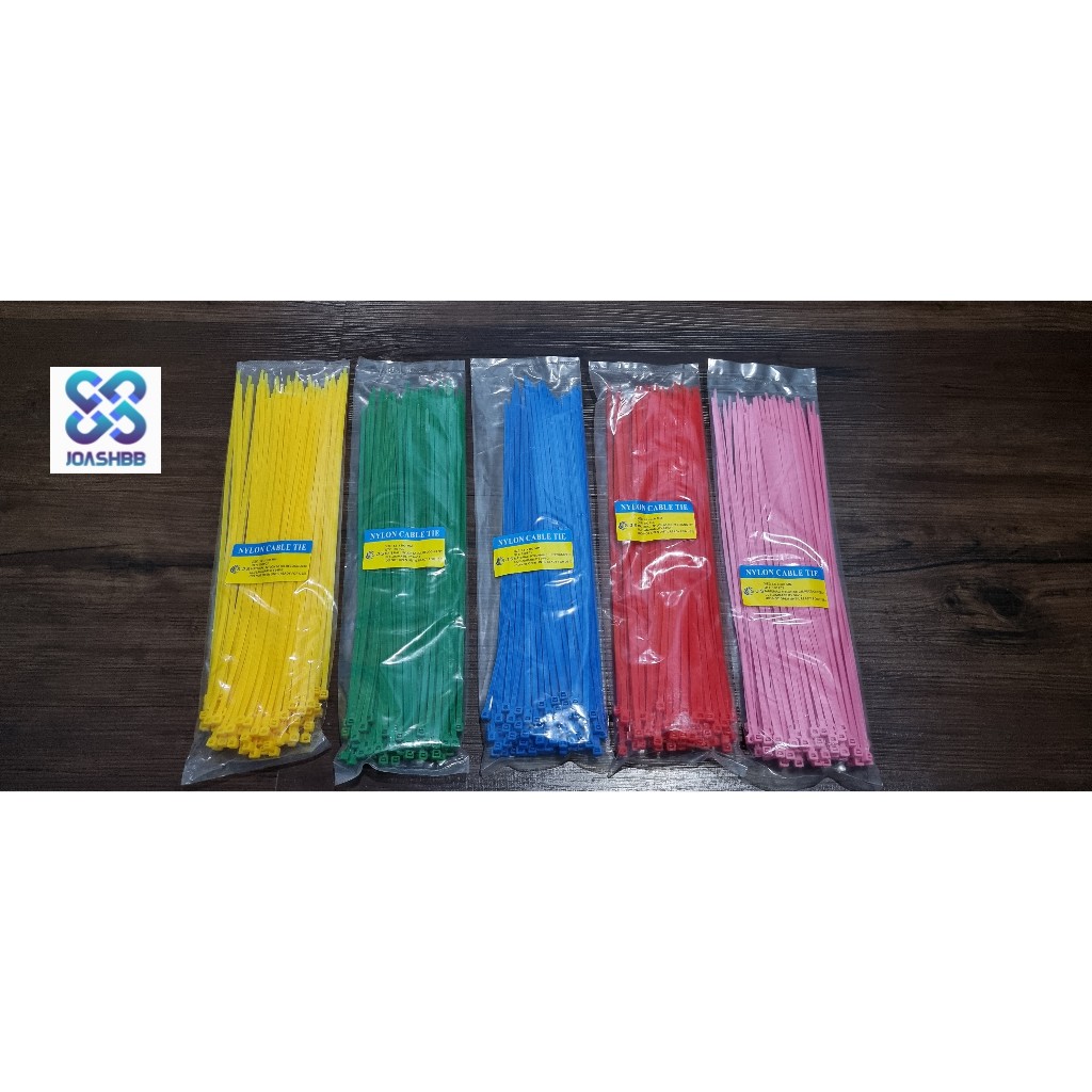 Jual Kabel Ties 3.6x300 mm (30cm) warna isi 100bh, Cable Tie/ Pengikat ...