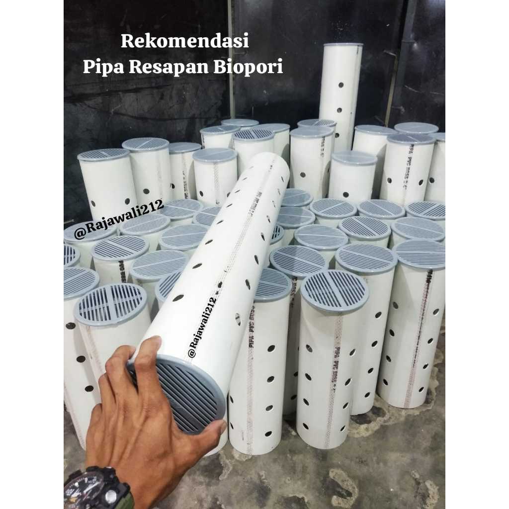 Jual Pipa PVC / Pipa Resapan Biopori 4inch Panjang 100cm Sudah Termasuk ...